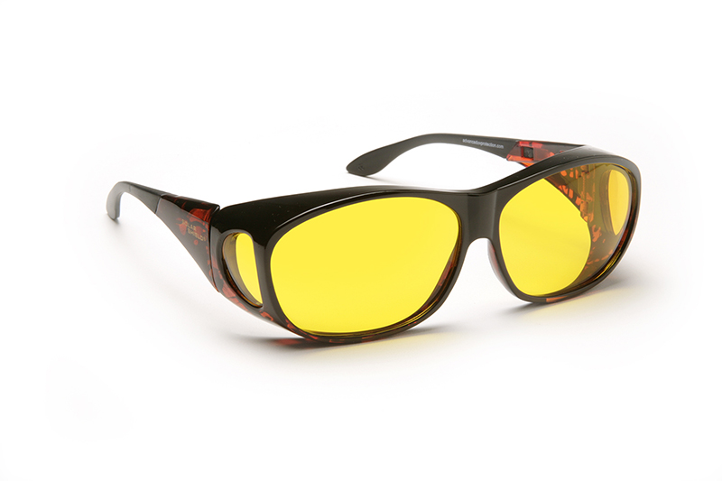 Solar Shield - Yellow - Small | Low Vision Absorptive Filter Eyewear